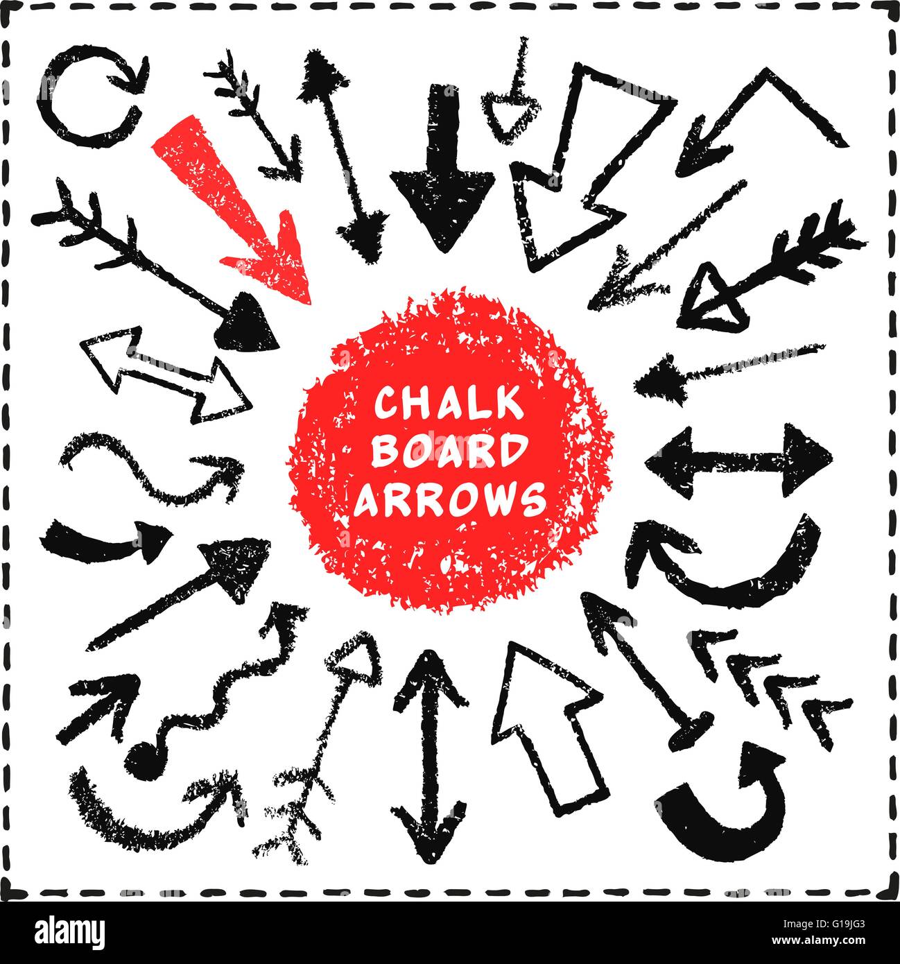 Doodle arrows set Stock Vector Image & Art - Alamy