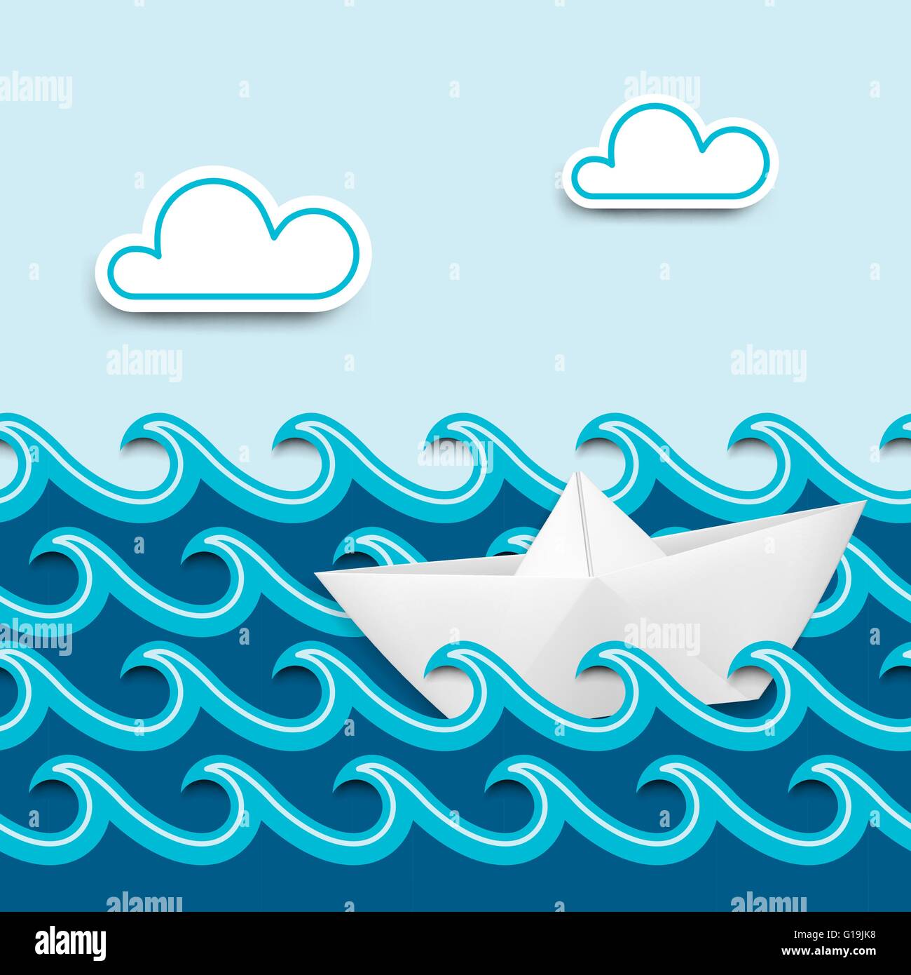 Cruise scenery Stock Vector Images - Alamy