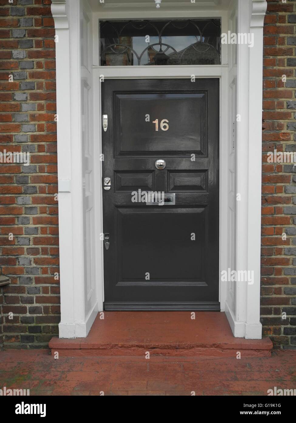 Elegant painted front doors in Mayfair Notting Hill Chelsae London UK ...