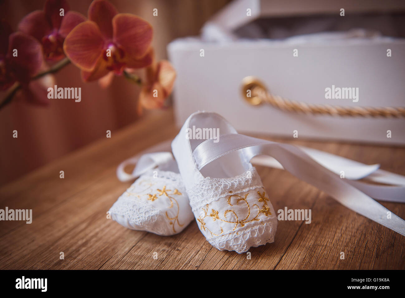 Baby slippers hi-res stock photography and images - Alamy