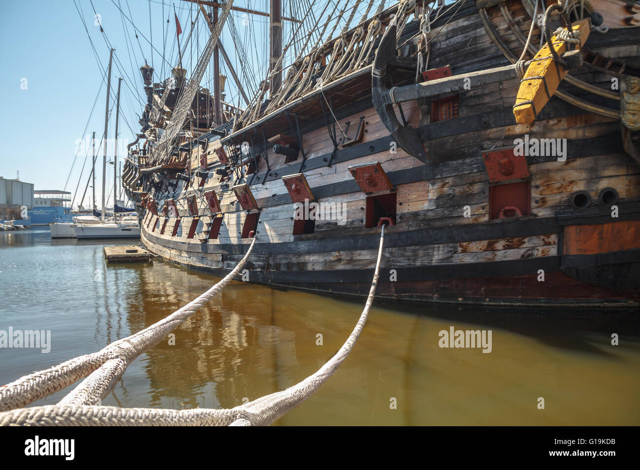 The Neptune Ship in Genova, Italy made for Roman Polansky film Pirates ...