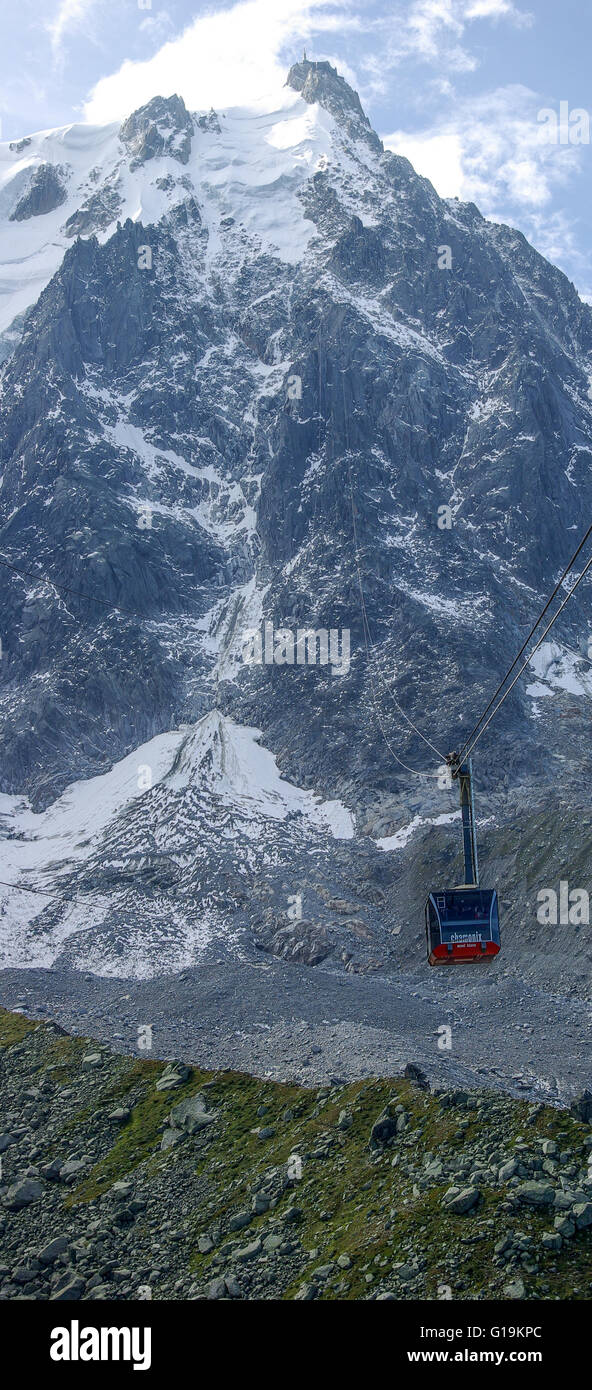 Mont Blanc, Chamonix, France, Cable Car Stock Photo - Alamy