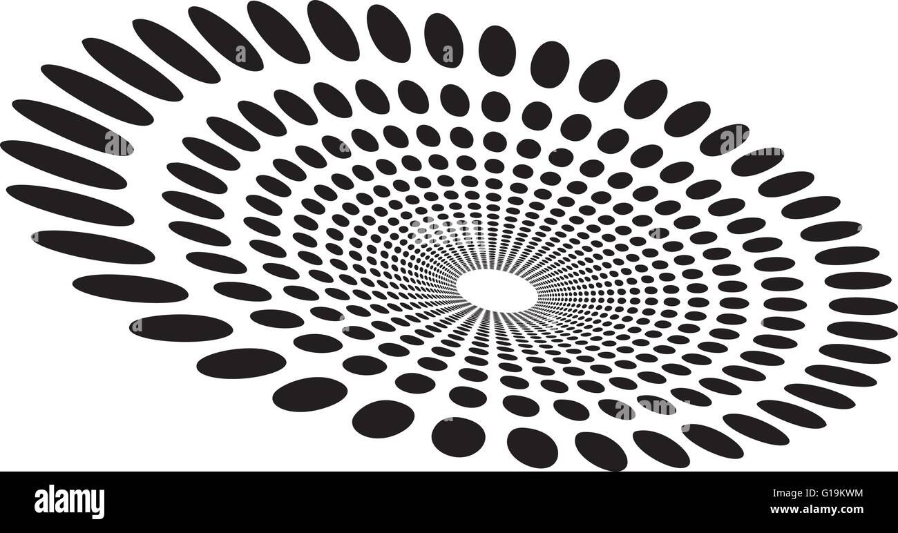 Vortex - dots Stock Vector Image & Art - Alamy
