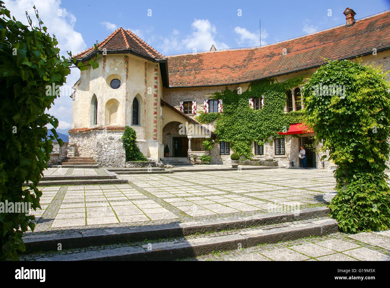 Bled Castle is a medieval castle built on a precipice above the city of ...