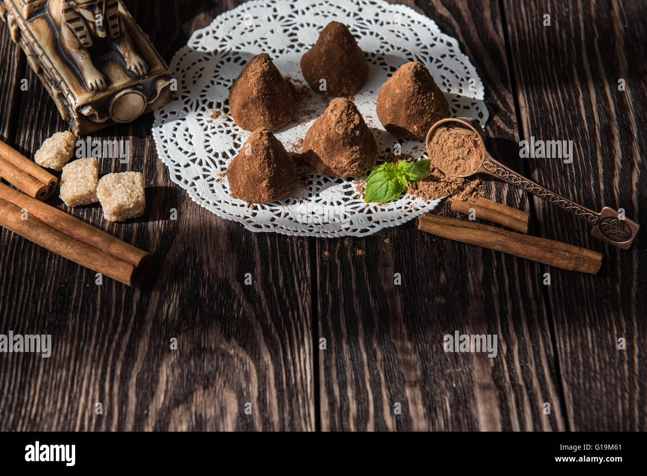 pyramid shape chocolate candies Stock Photo - Alamy