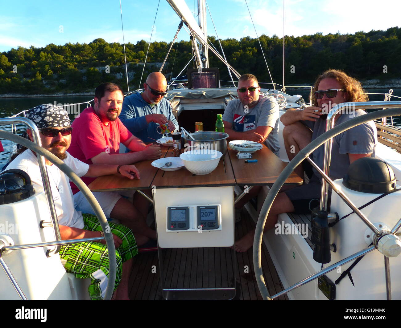 Sailboat crew boat hi-res stock photography and images - Alamy