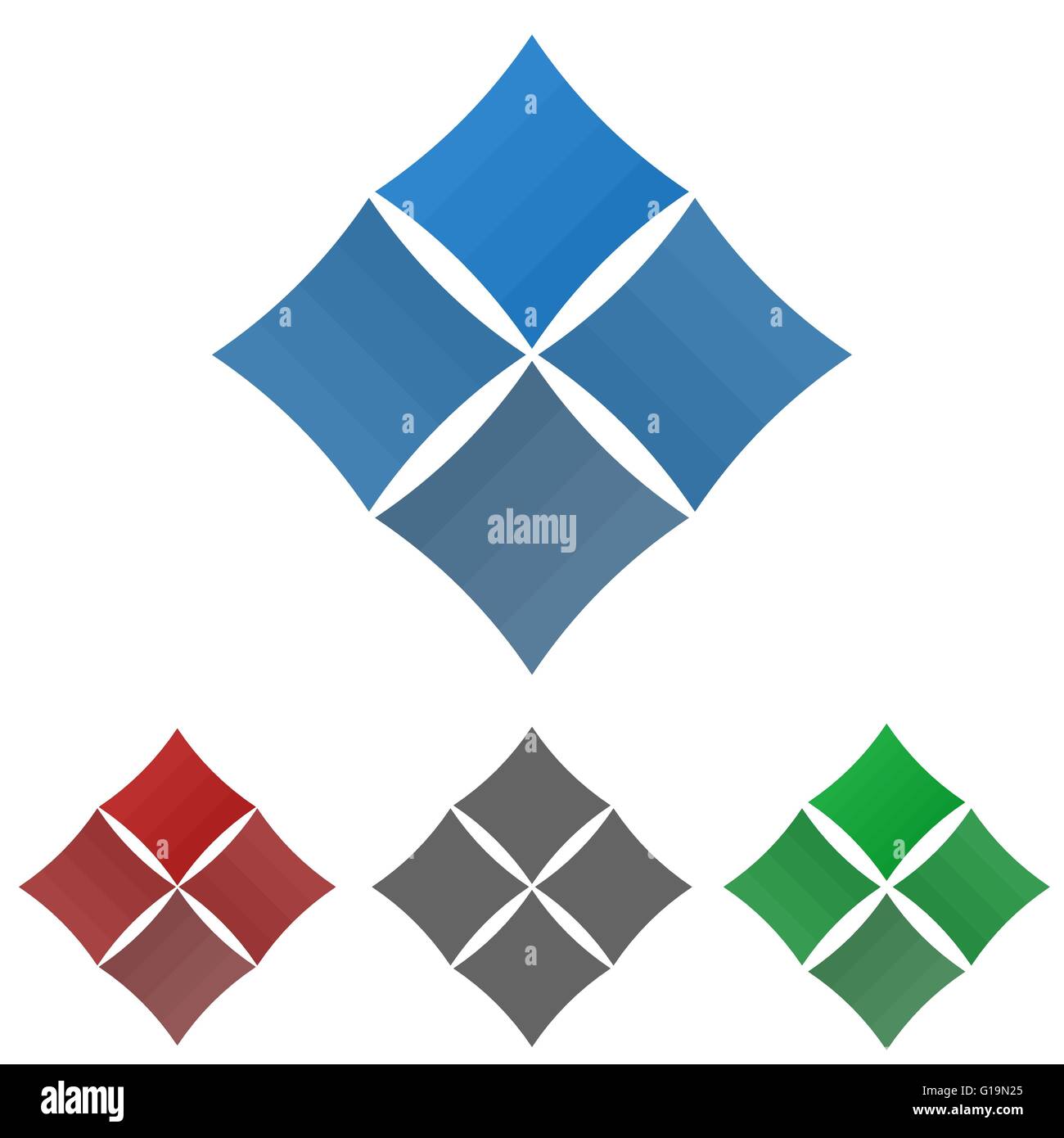 Square logo vector set Stock Vector Image & Art - Alamy