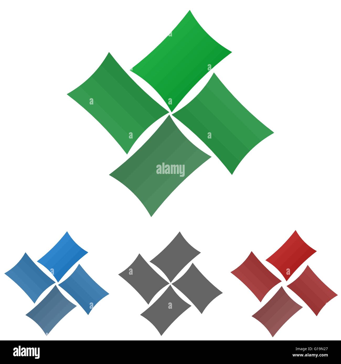 Rectangle logo vector design set Stock Vector Image & Art - Alamy