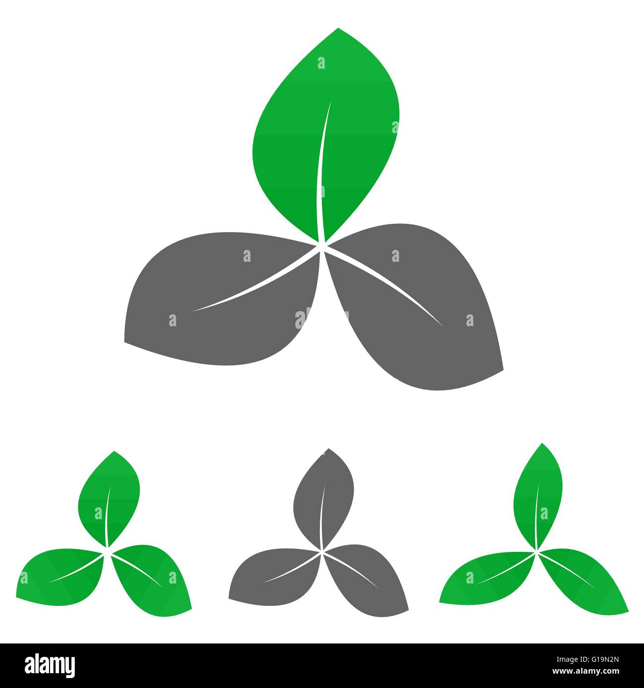 Garden logo vector set Stock Vector Image & Art - Alamy