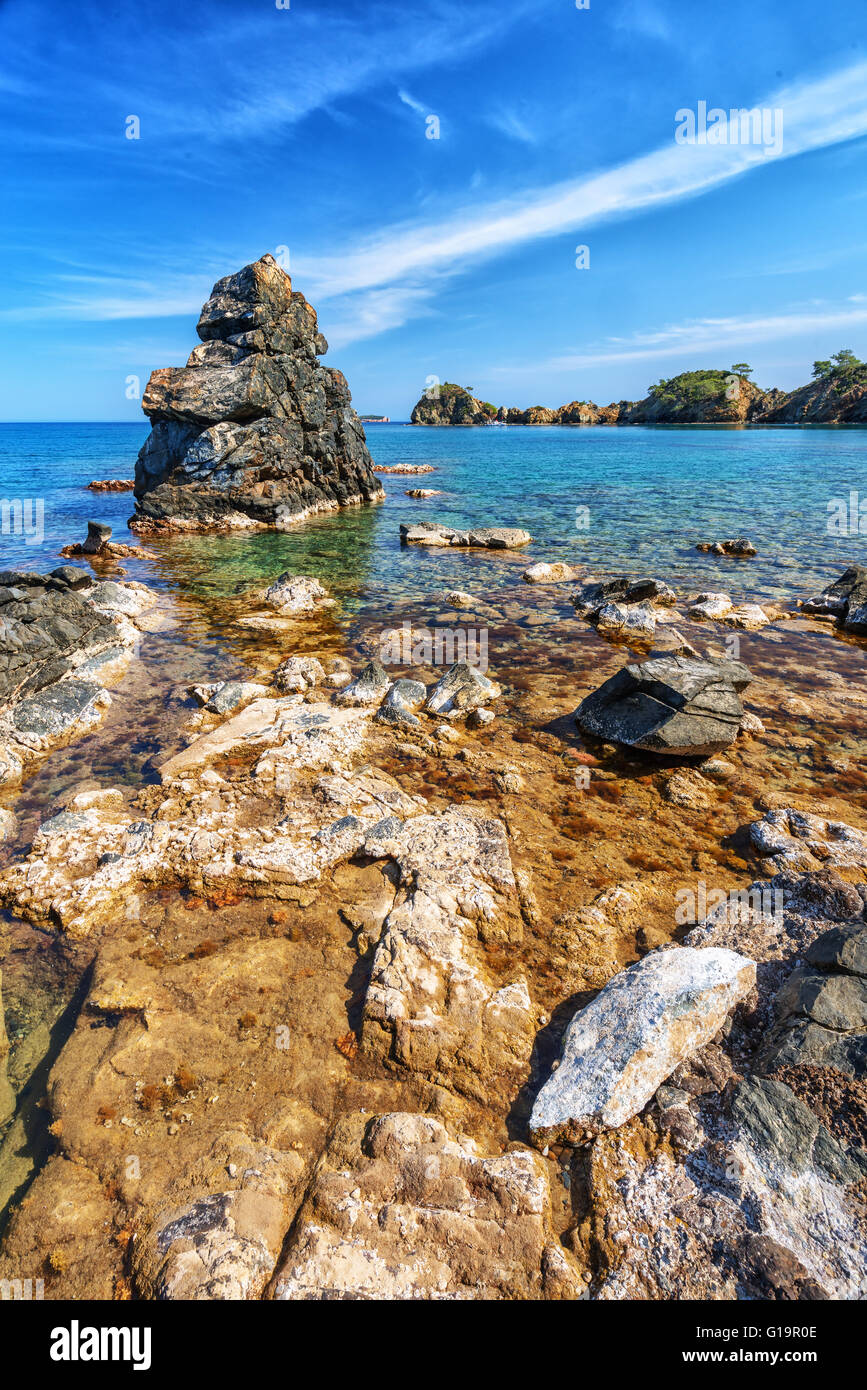 Amazing Mediterranean seascape in Turkey Stock Photo - Alamy