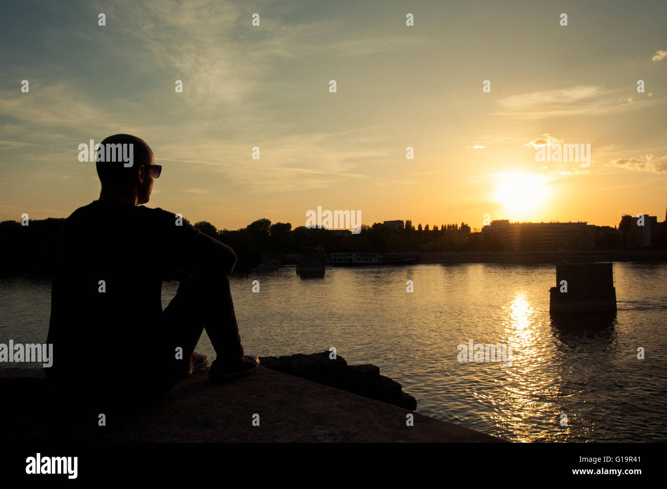 Watching over city hi-res stock photography and images - Alamy