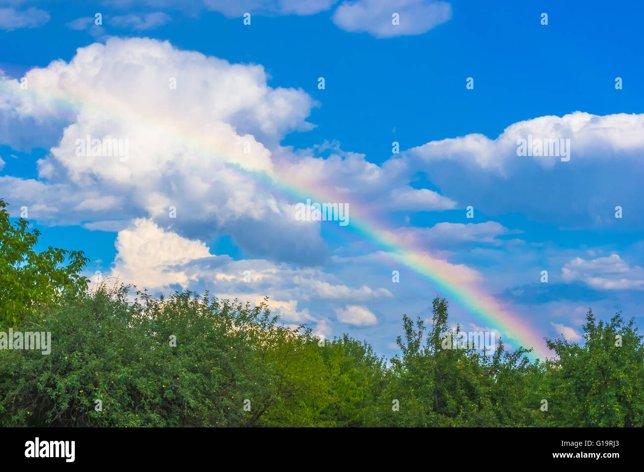 Real rainbow hi-res stock photography and images - Alamy