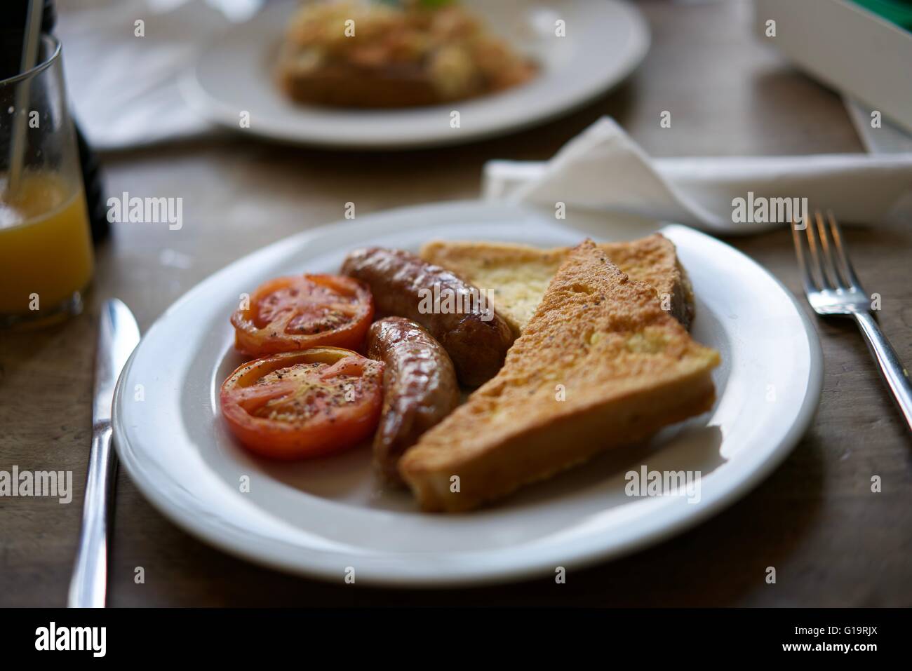 Full english breakfast cafe hi-res stock photography and images - Alamy