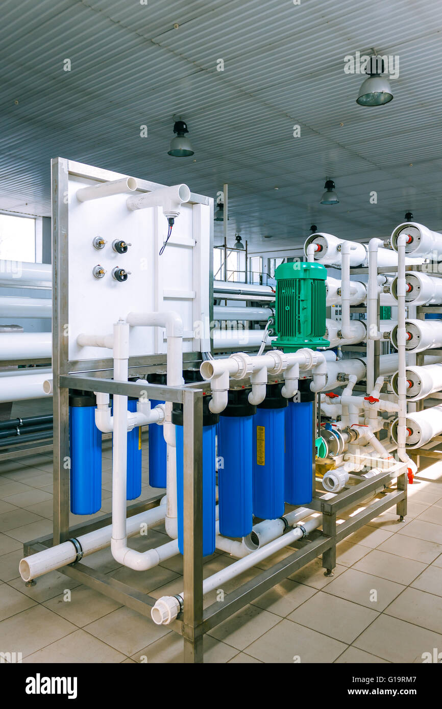 installation of industrial membrane devices water treatment based on ...