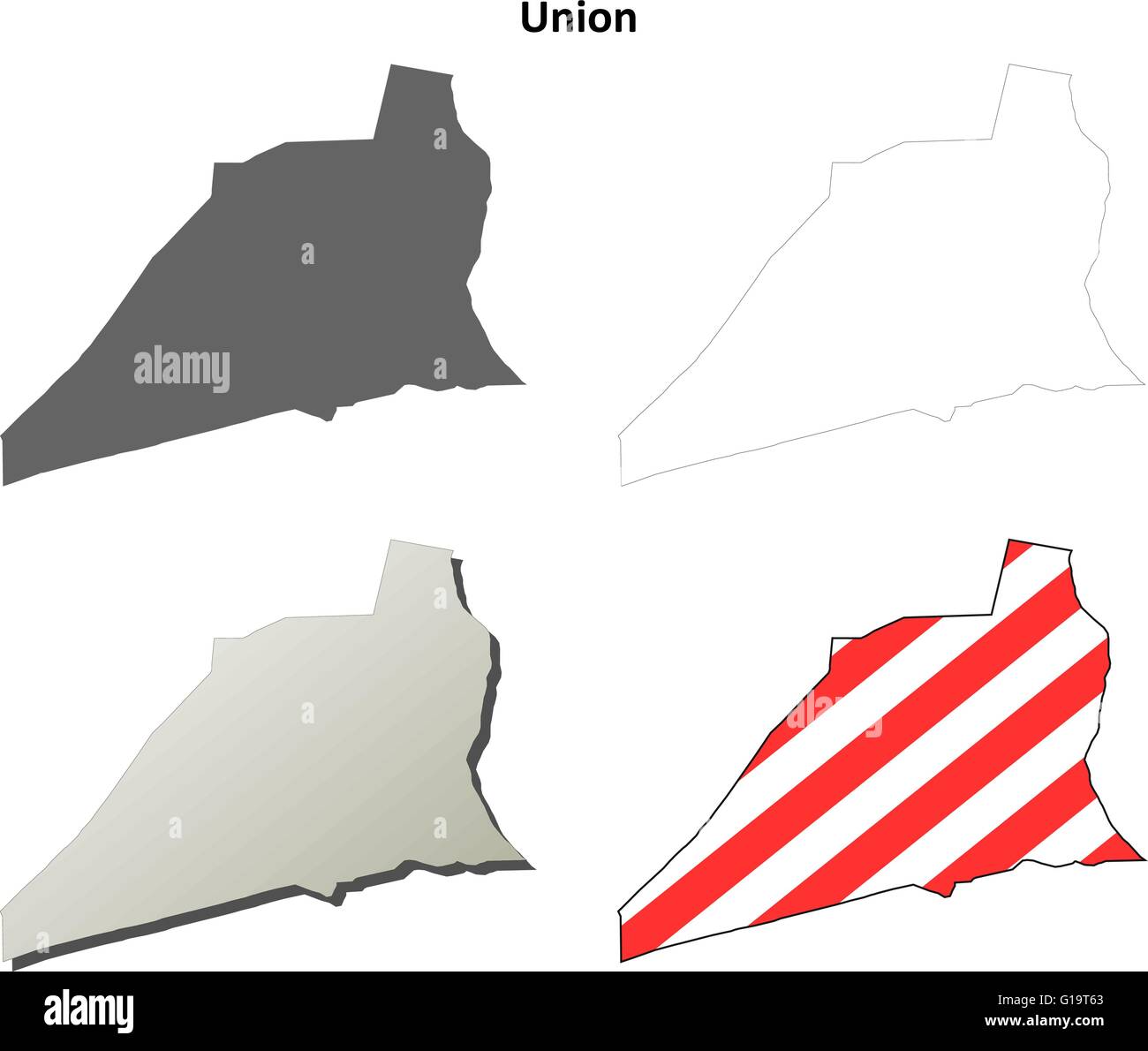 Map of lewisburg Stock Vector Images - Alamy
