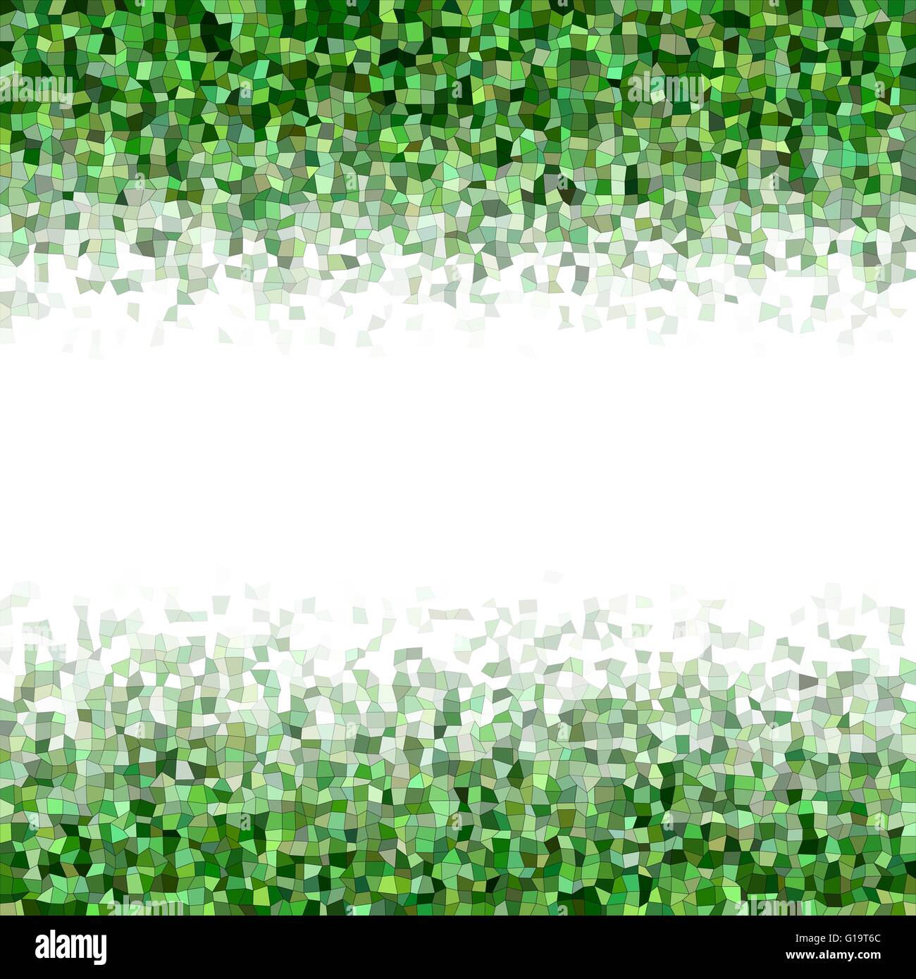 Green irregular rectangle mosaic background border Stock Vector Image ...