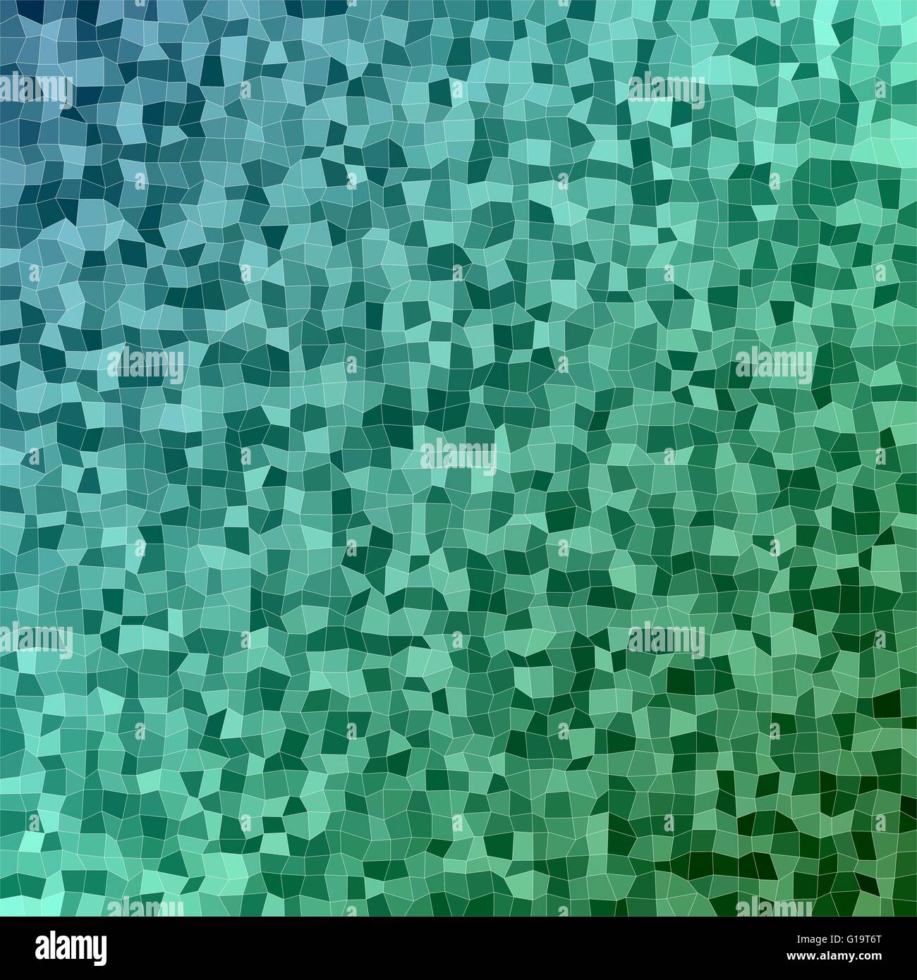 Green teal irregular rectangle mosaic background Stock Vector Image ...