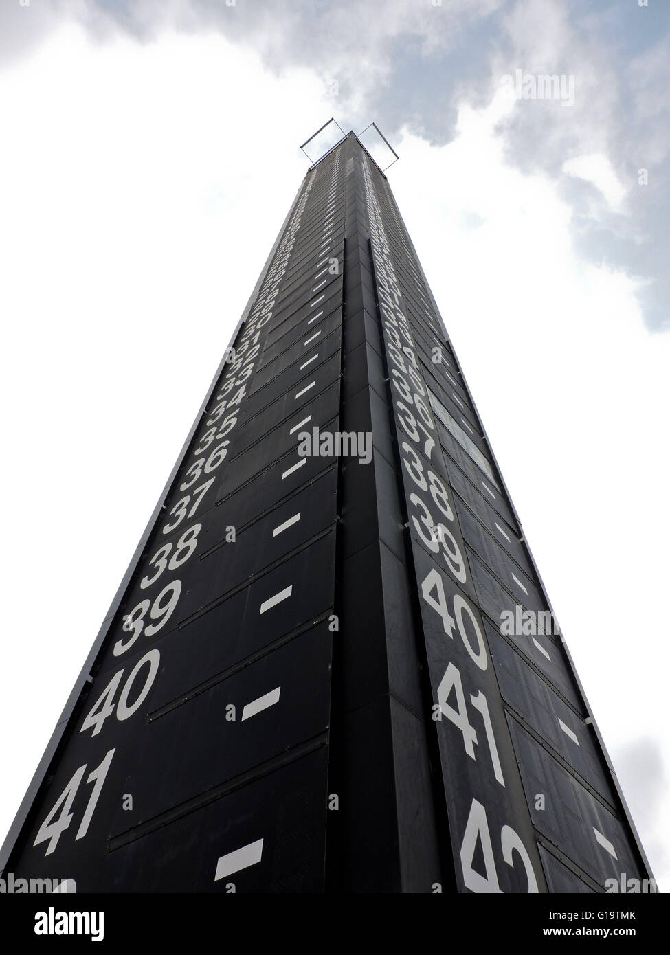 NASCAR standings tower Fontana Speedway California Stock Photo - Alamy