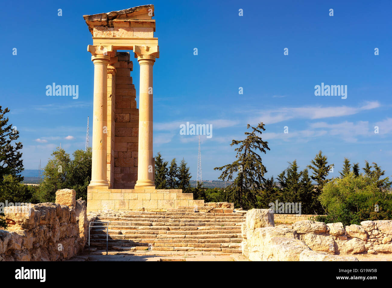 Ruins apollo hylates cyprus hi-res stock photography and images - Alamy