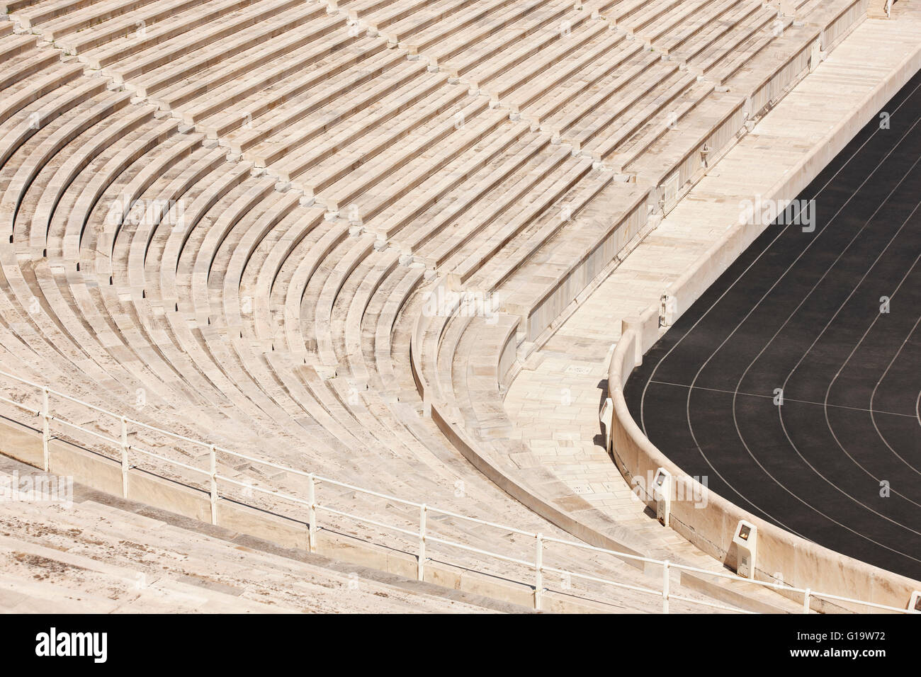 Panathenaic stadium in Athens. Greece. Horizontal format Stock Photo ...
