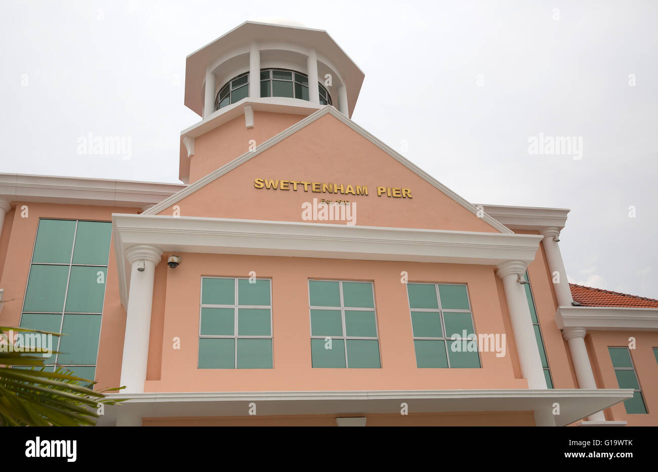 Swettenham Pier Cruise Terminal building in Penang Malaysia Stock Photo ...