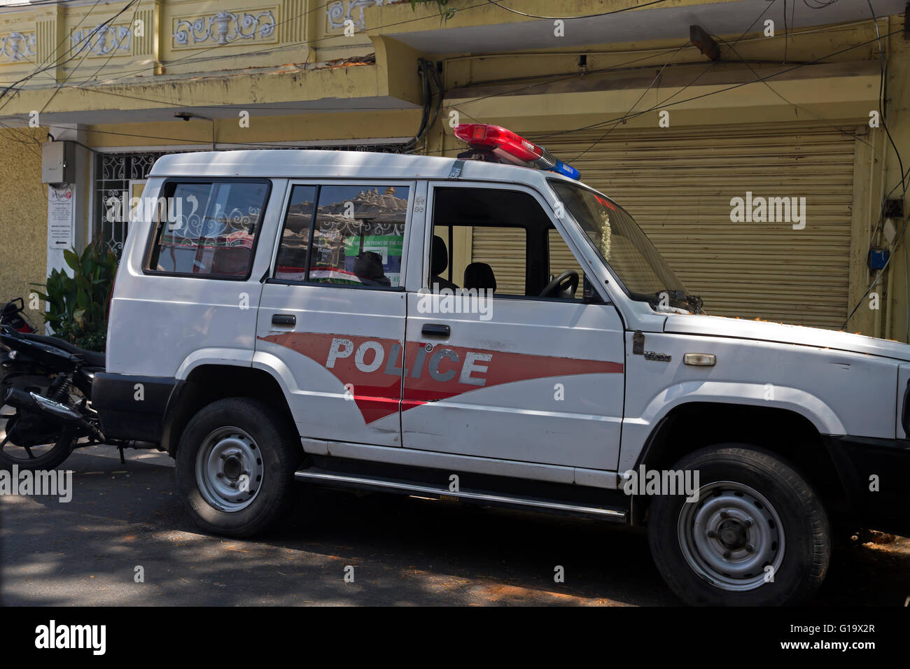 India police cars hi-res stock photography and images - Alamy