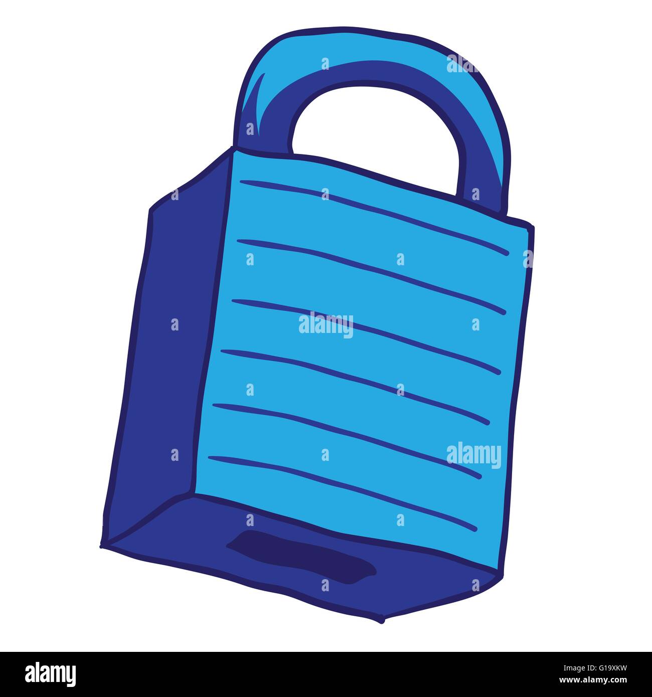 Blue lock Stock Vector Images - Alamy