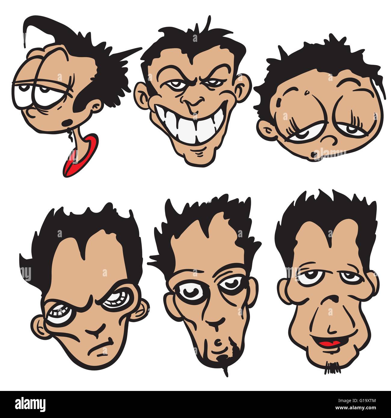 Weird Cartoon Faces