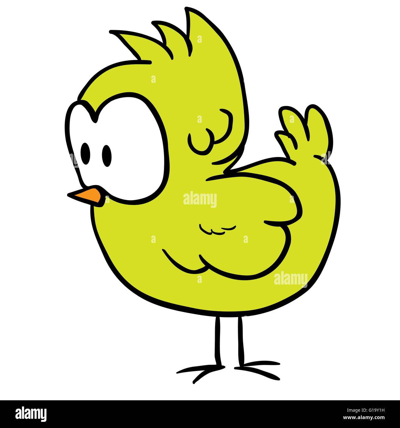 chicken cartoon illustration Stock Vector Image & Art - Alamy