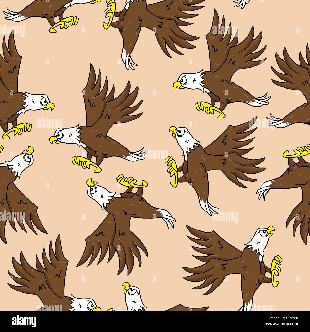 eagle seamless pattern Stock Vector Image & Art - Alamy