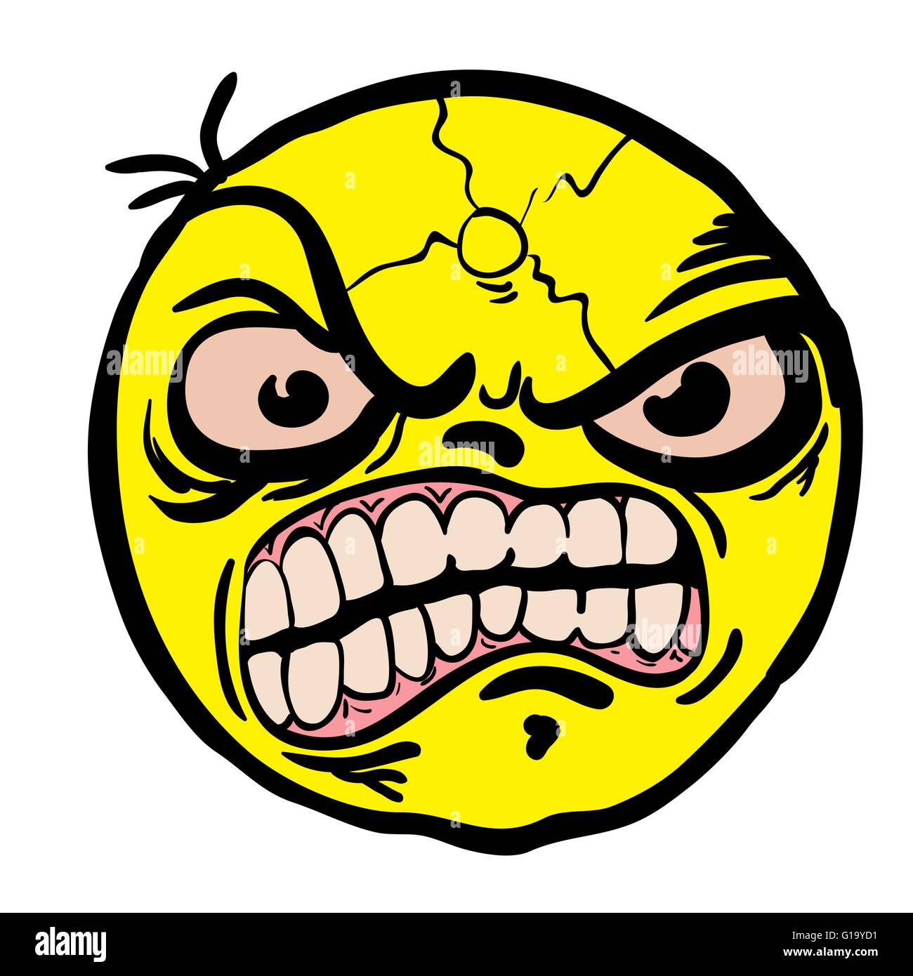 Aggressive smiley hi-res stock photography and images - Alamy