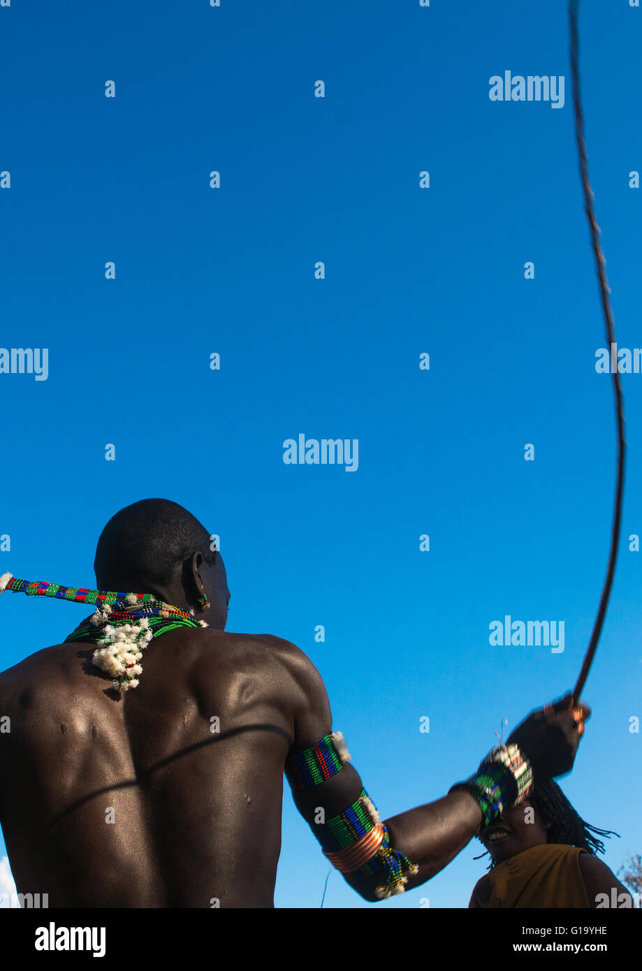 Woman whipping man hi-res stock photography and images - Alamy