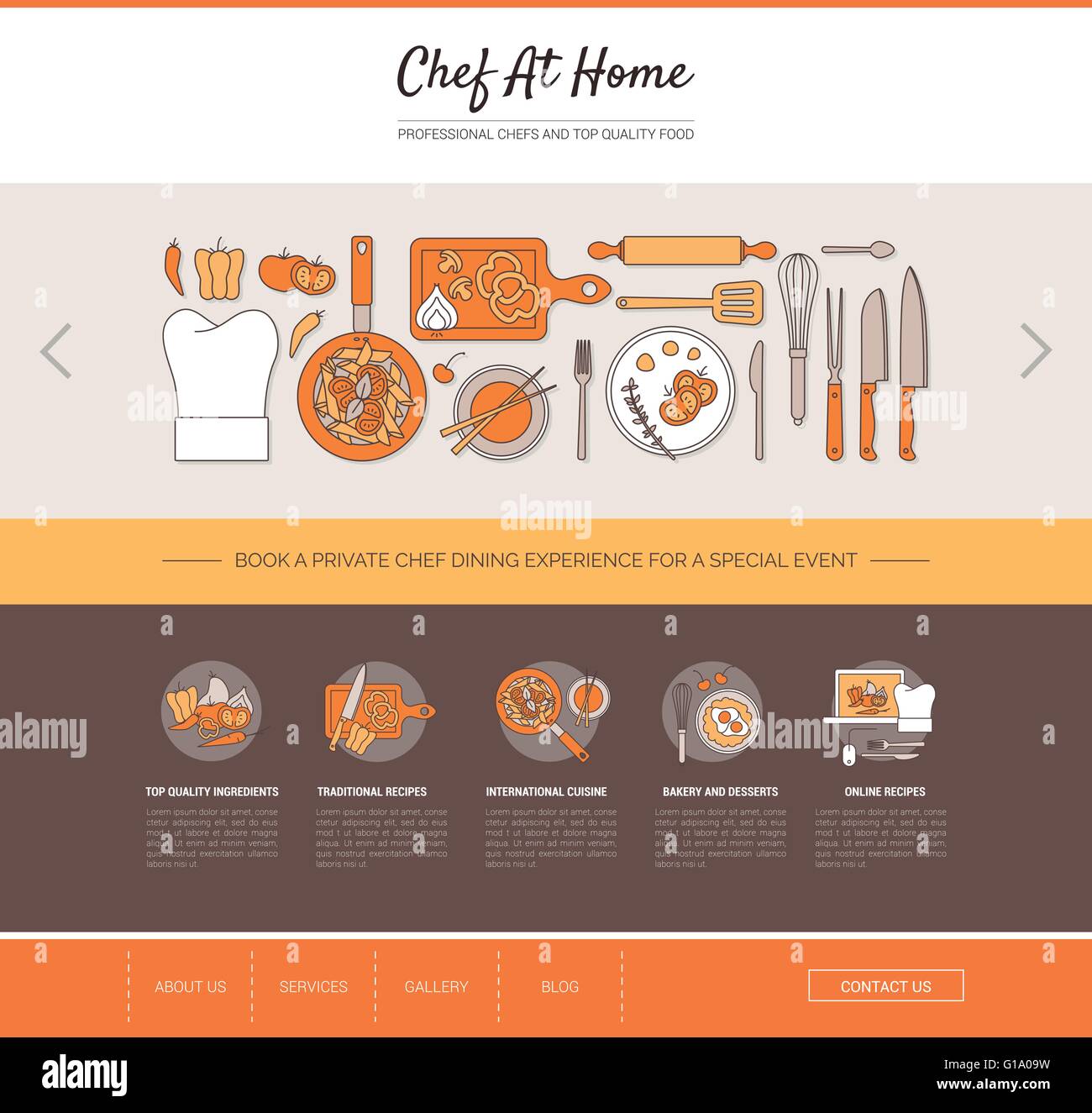 Chef Stock Vector Images - Alamy