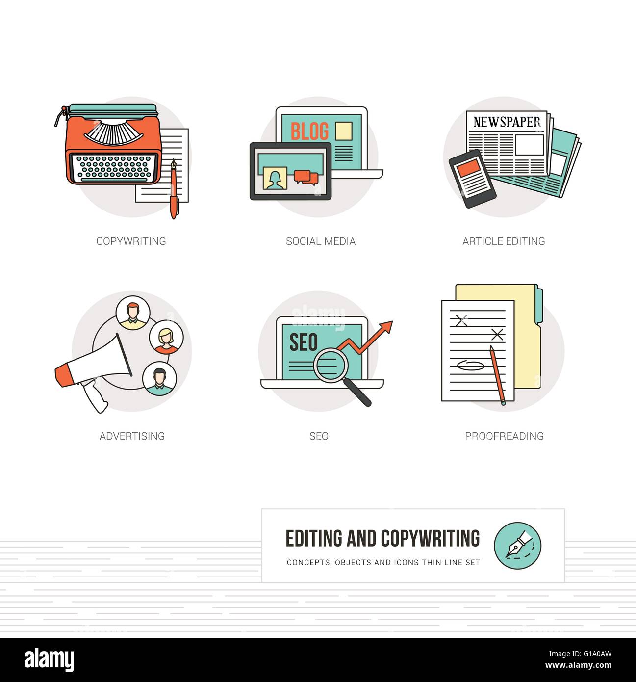 Copy editor Stock Vector Images - Alamy