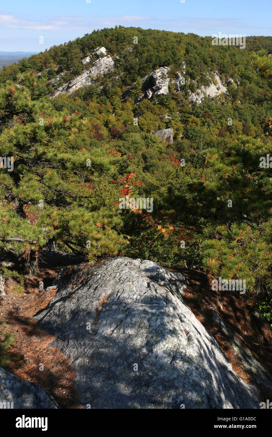Tree and cliffs shawangunk mountains hi-res stock photography and ...