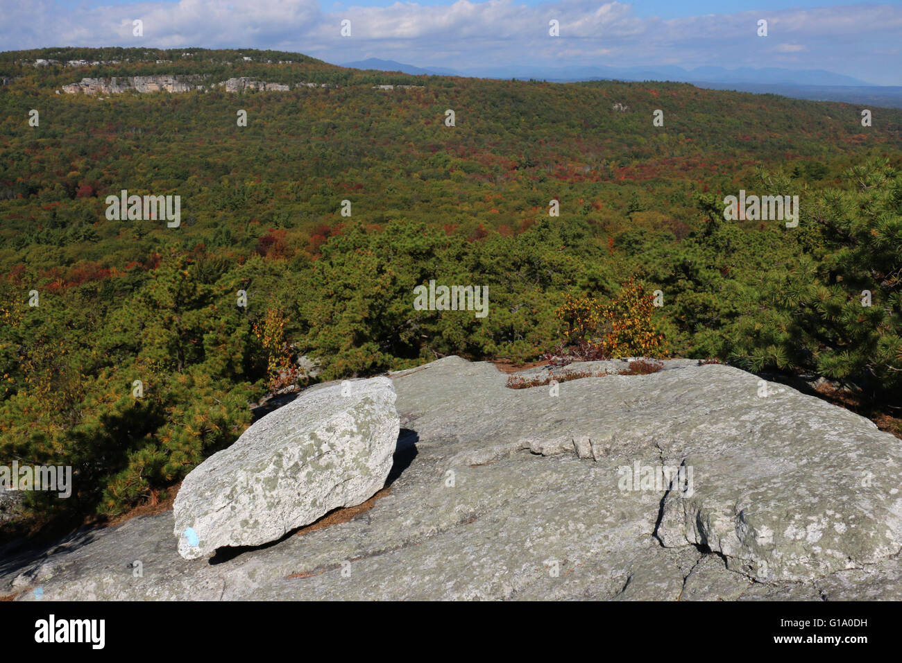 Tree and cliffs shawangunk mountains hi-res stock photography and ...