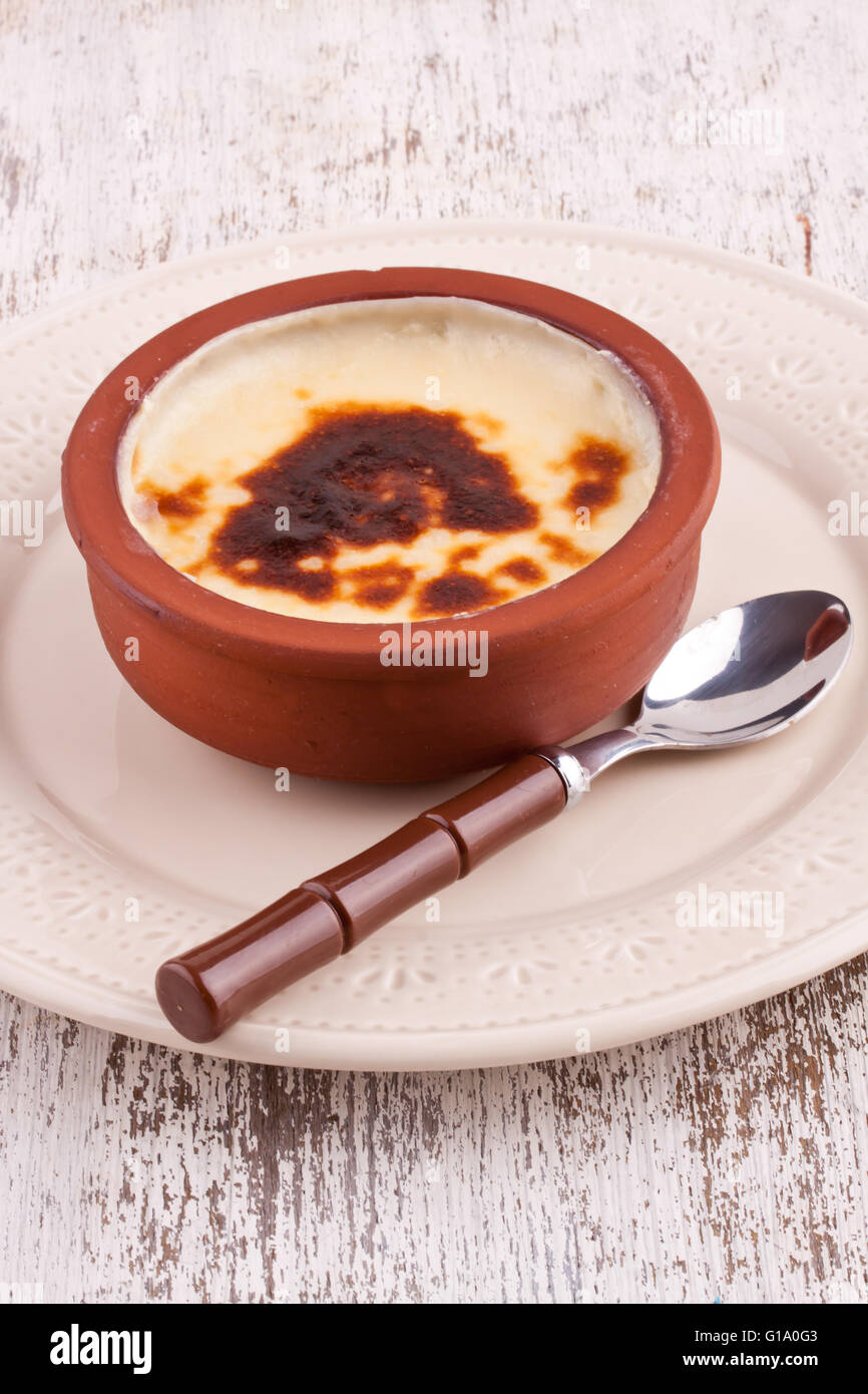 Baked rice pudding Stock Photo - Alamy