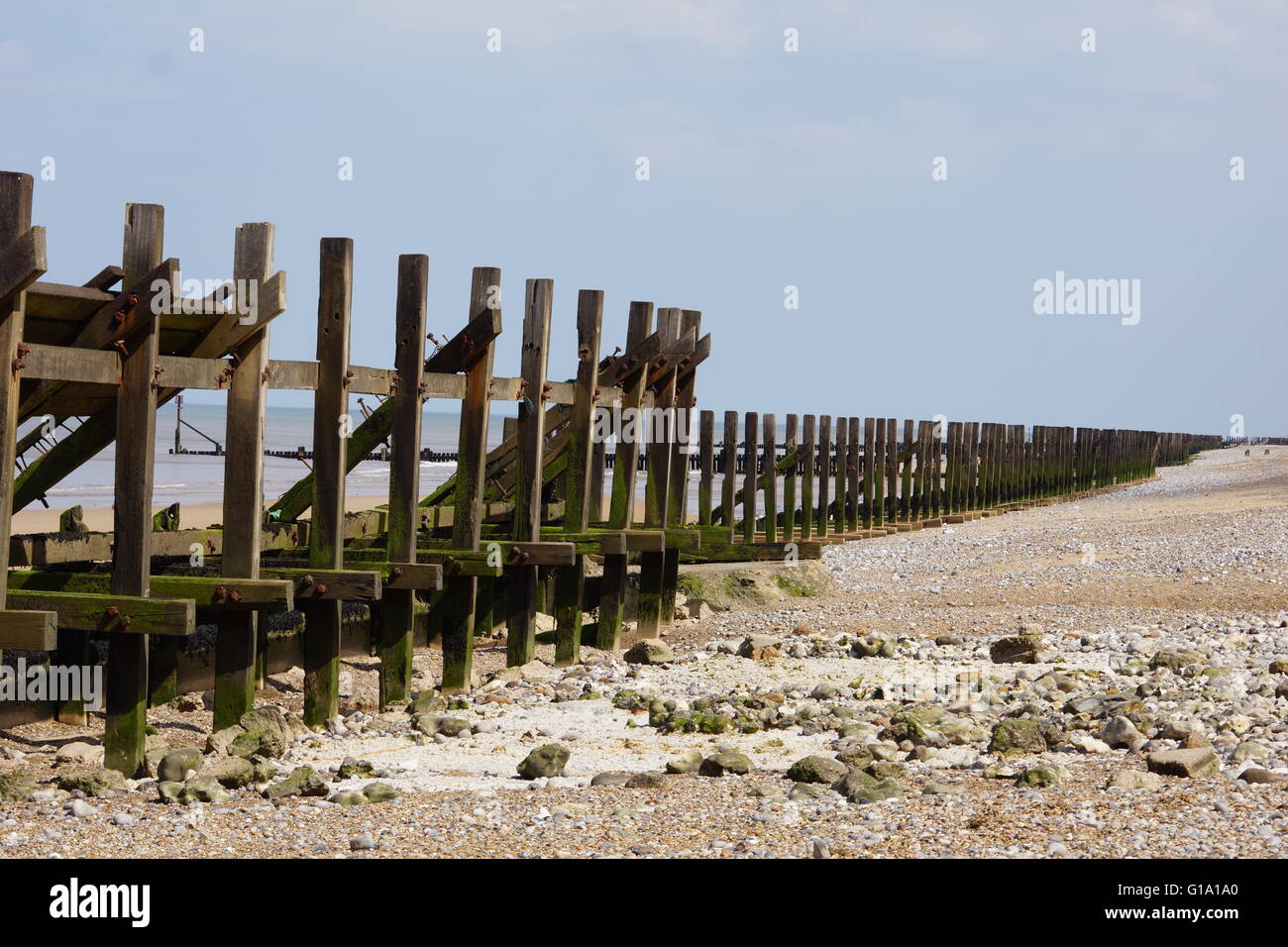 Norfolk sea defences hi-res stock photography and images - Alamy