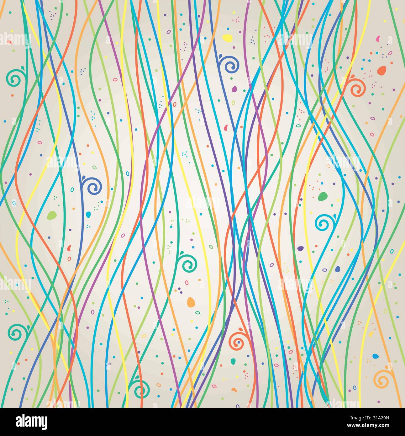 Colorful floral design abstract Stock Vector Images - Alamy