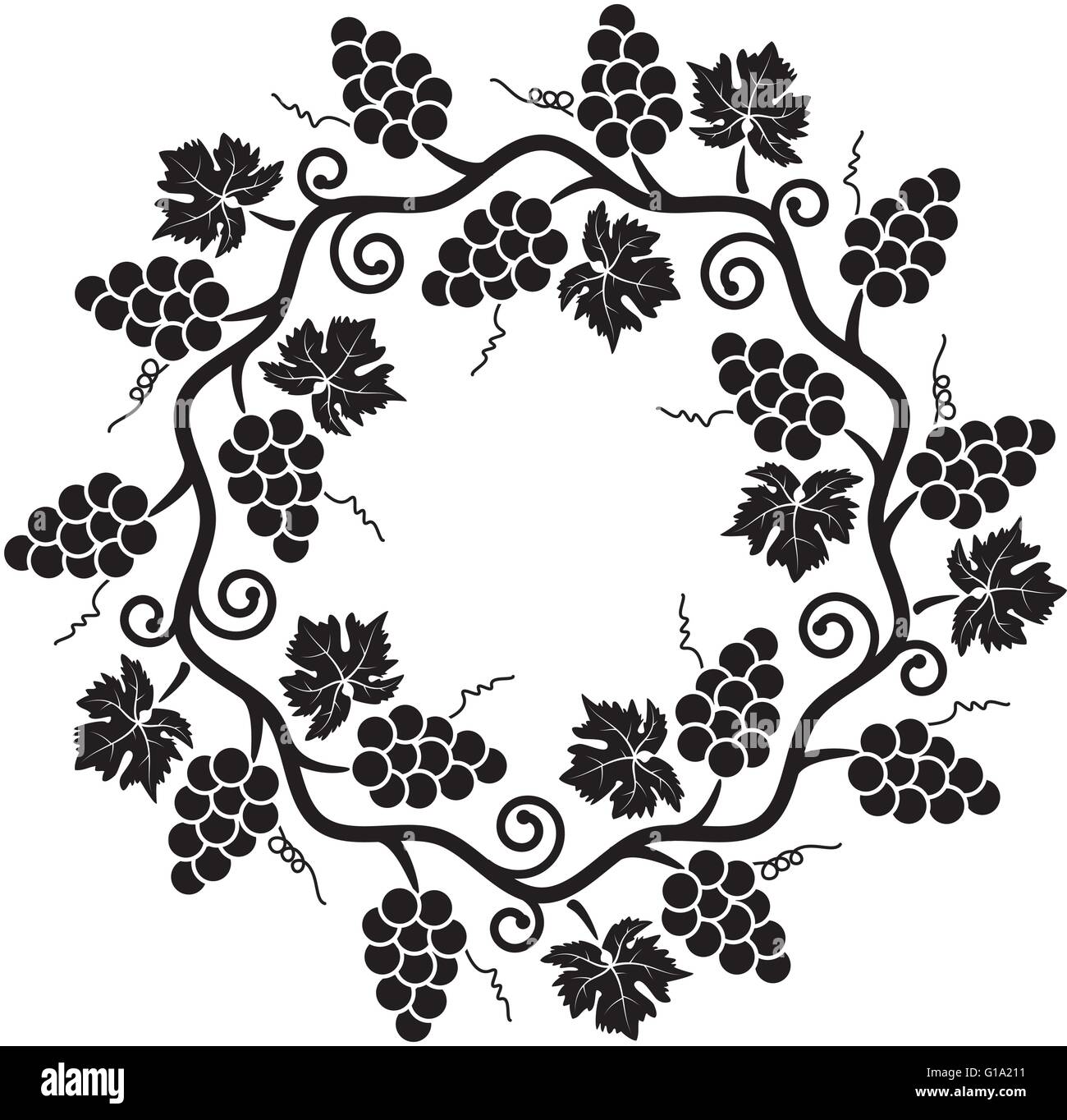 Grape Vine Silhouette