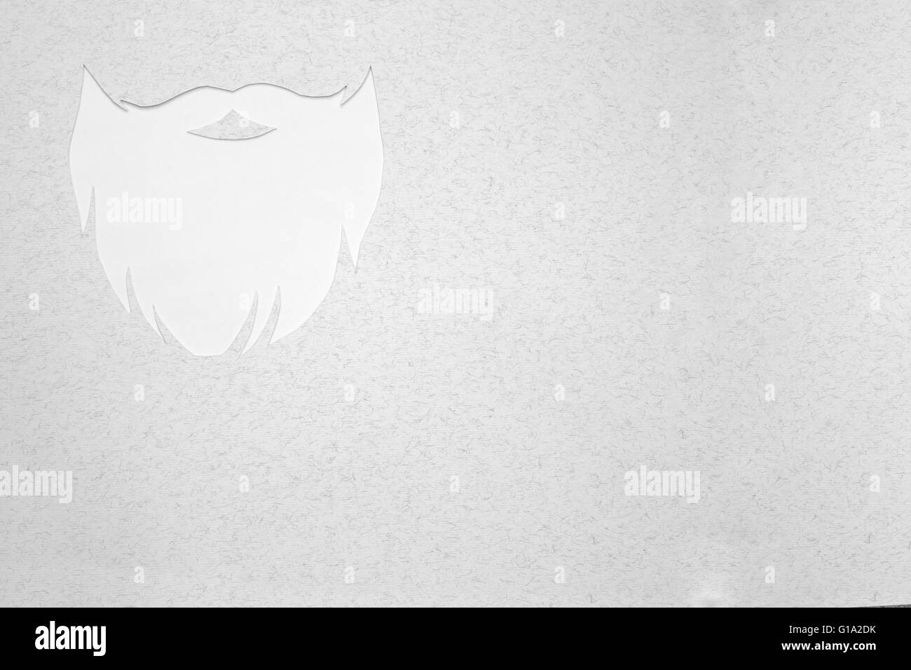 Cartoon beard cut out hi-res stock photography and images - Alamy