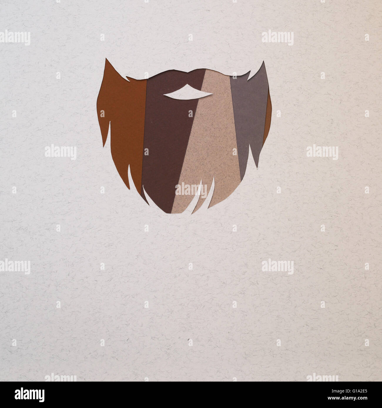 Cartoon mustache face hi-res stock photography and images - Alamy