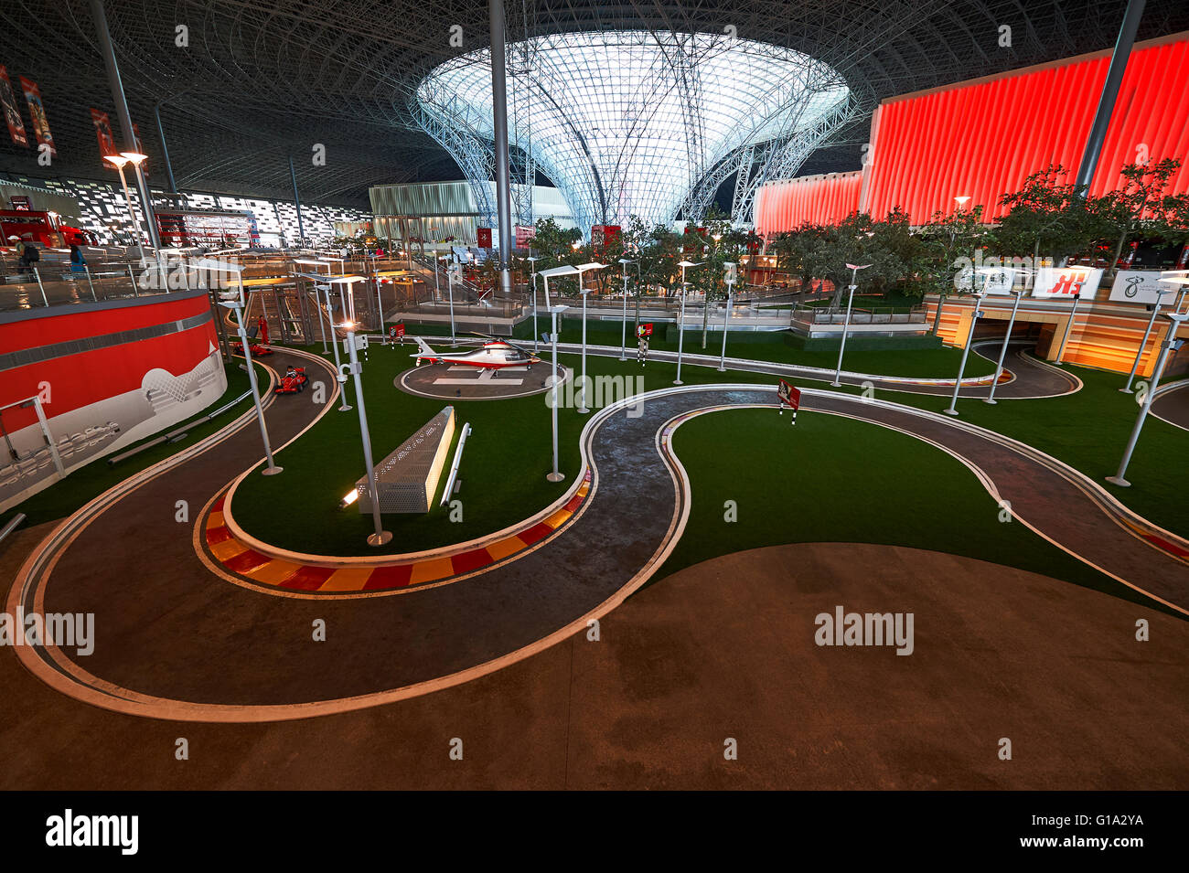 Ferrari World Amusement Park High Resolution Stock Photography and ...