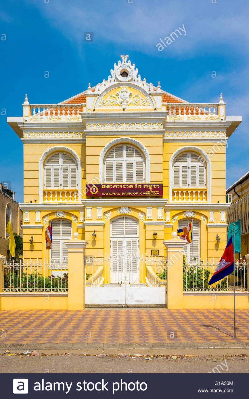Cambodia Colonial French Architecture High Resolution Stock Photography ...