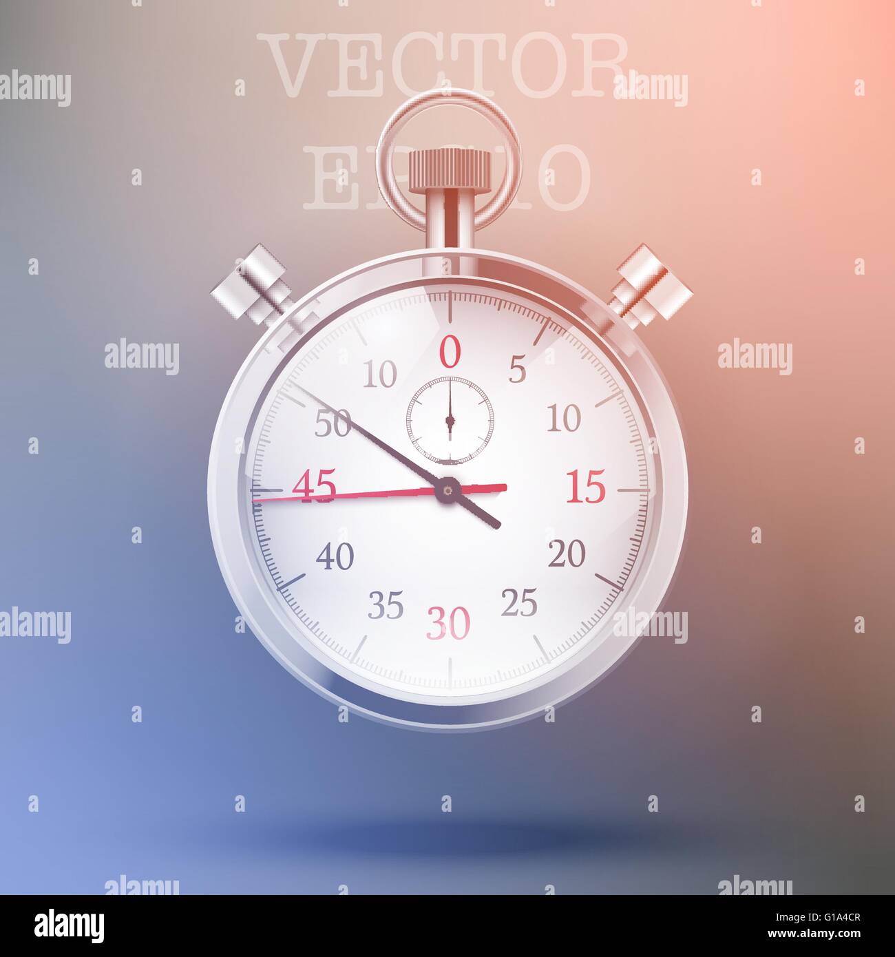 Background with analog stopwatch Stock Vector Image & Art - Alamy