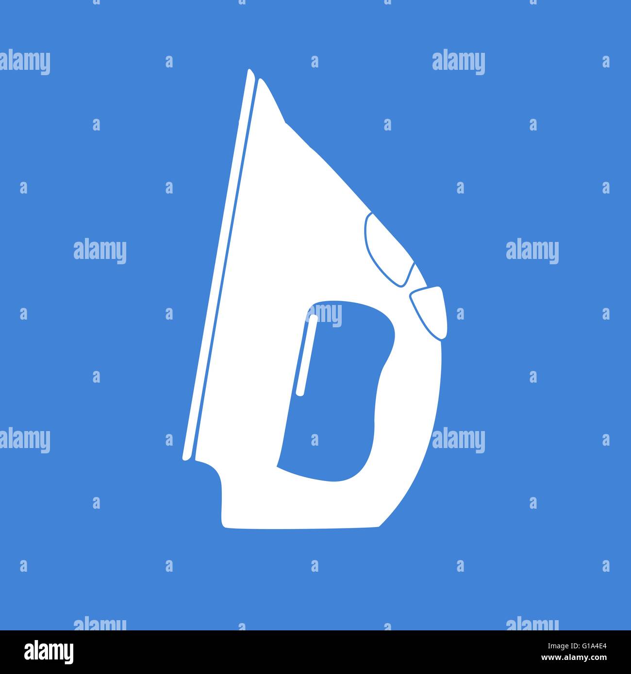 Iron Icon Vector Illustration Stock Vector Image & Art - Alamy