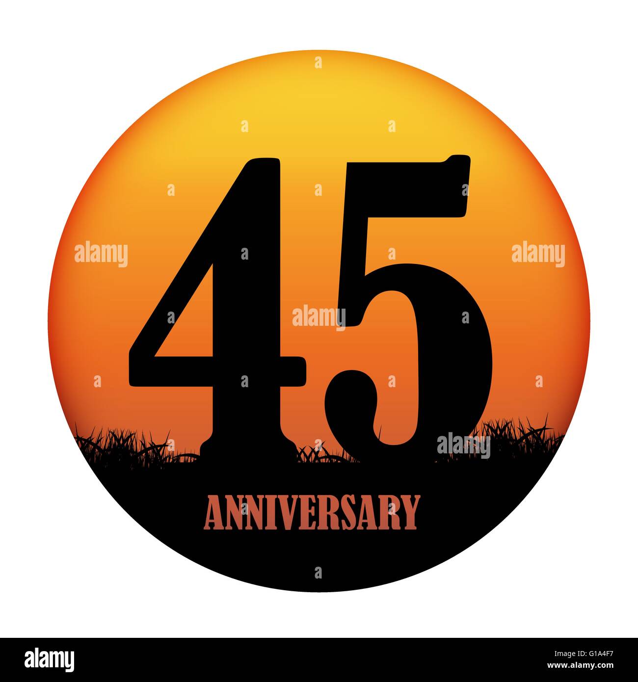 Template Logo Anniversary Vector Illustration Stock Vector Image & Art ...