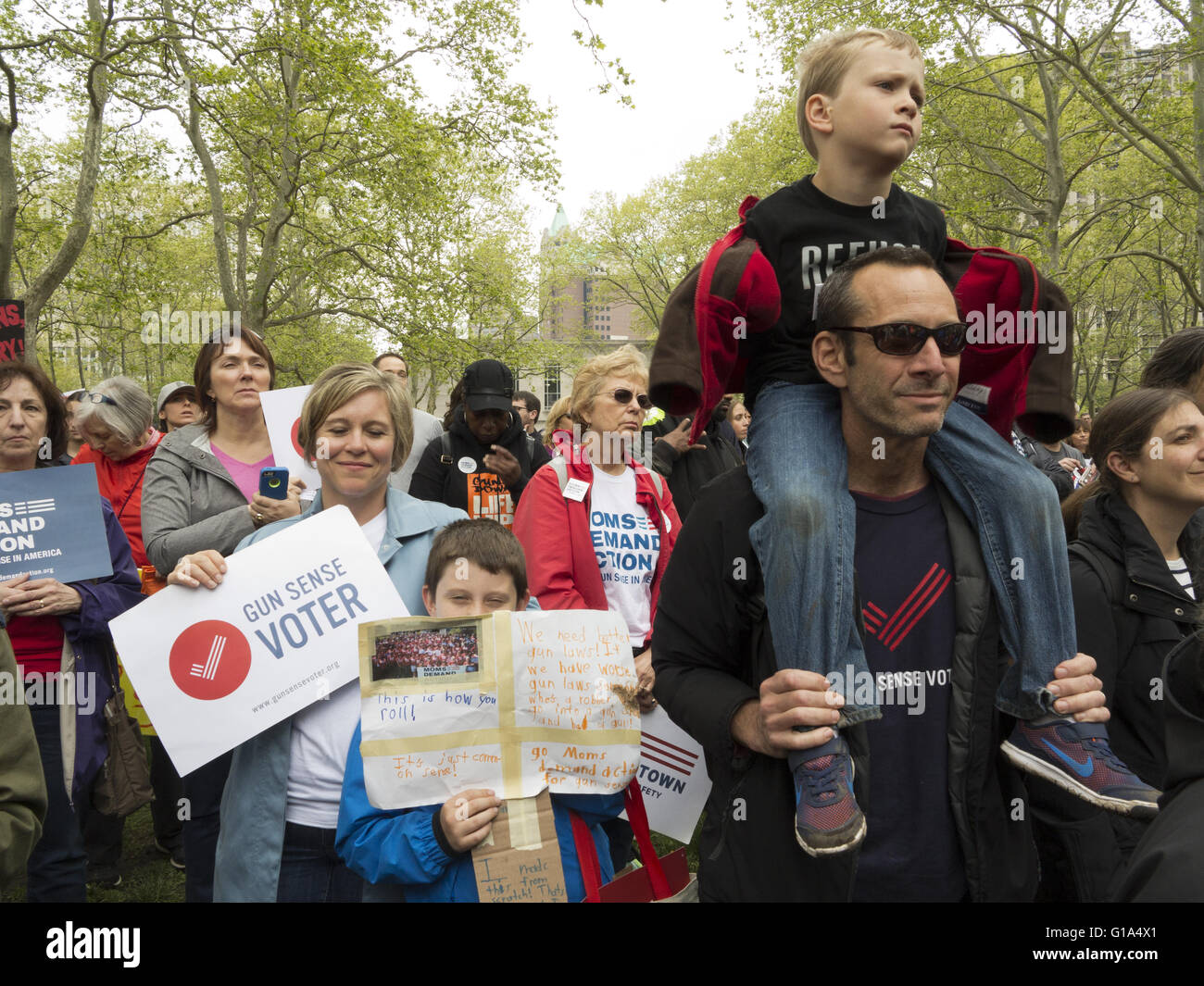 The 4th annual Moms Demand Action Against America’s Second Amendment Rights March in New York ...