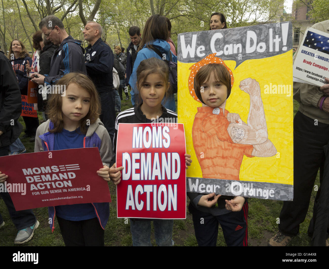 Kids protest at The 4th annual Moms Demand Action Against America’s ...
