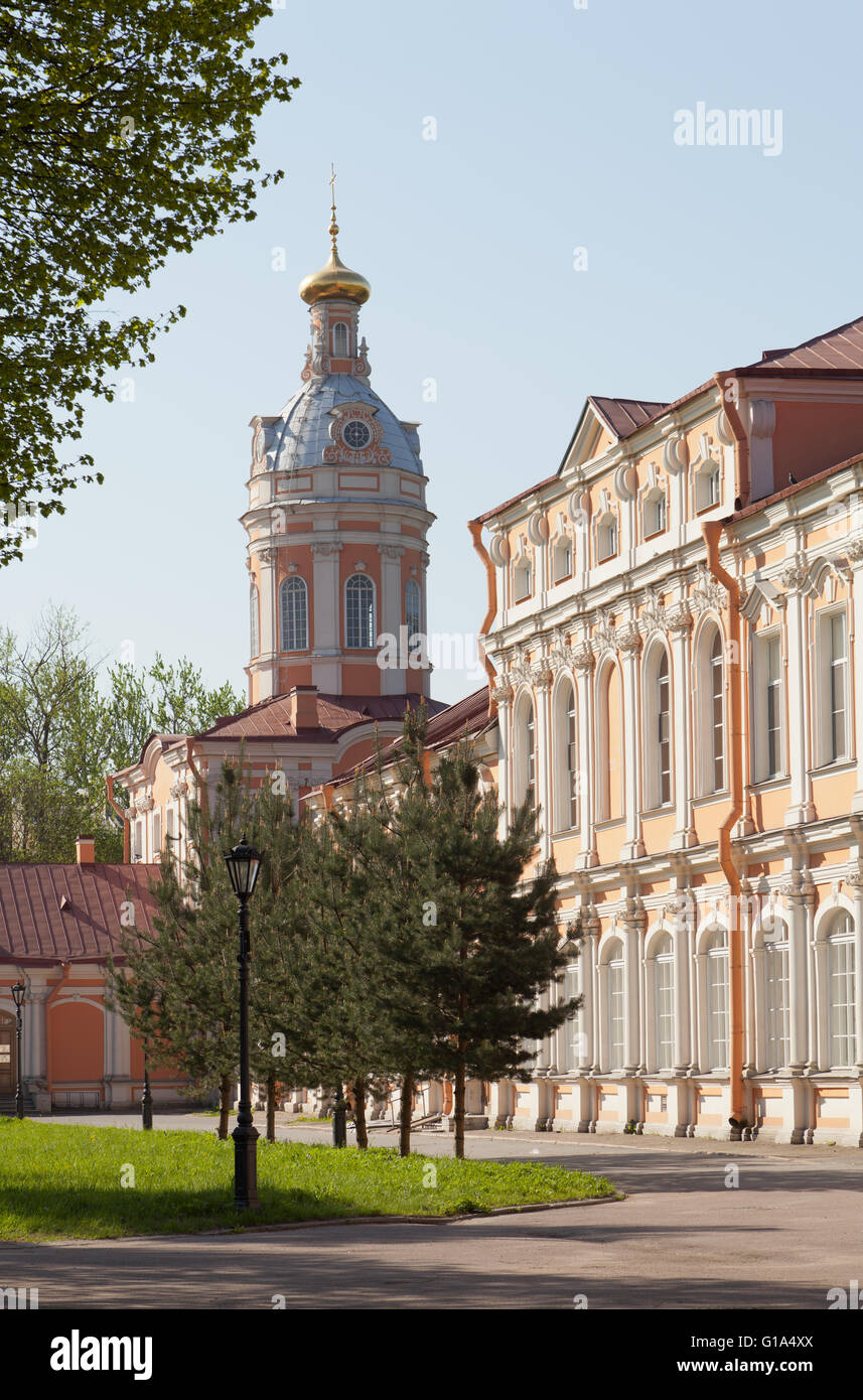 Alexander Nevsky Lavra or Alexander Nevsky Monastery. Saint Petersburg ...